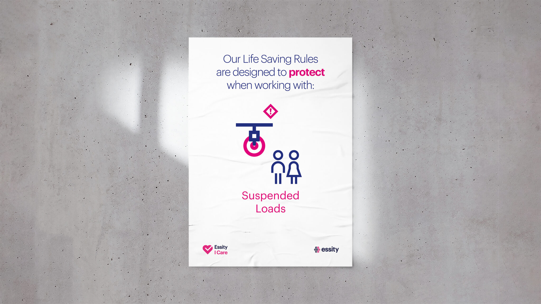 Suspended Loads – Essity Life Saving Rules