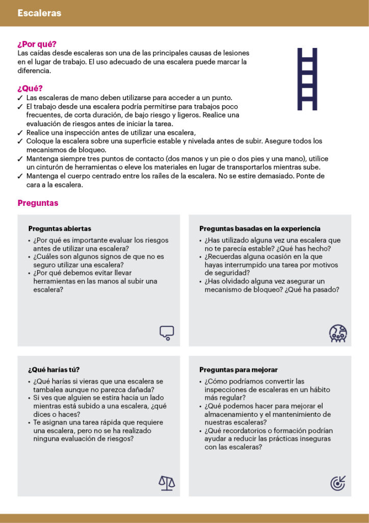 I Care Talk – Español – Essity Life Saving Rules